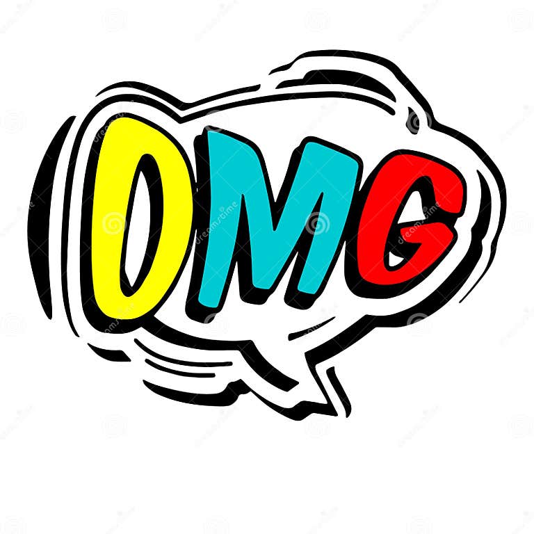 OMG Webtoon Comic and Any Purpose Site Stock Illustration ...