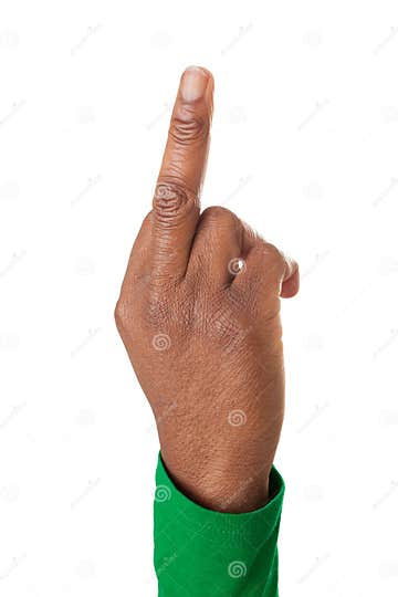 Omgedraaide middelvinger stock afbeelding. Image of vinger - 29540473