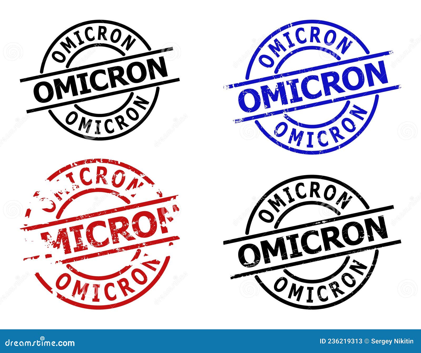 OMICRON Corroded Badges stock vector. Illustration of texture - 236219313