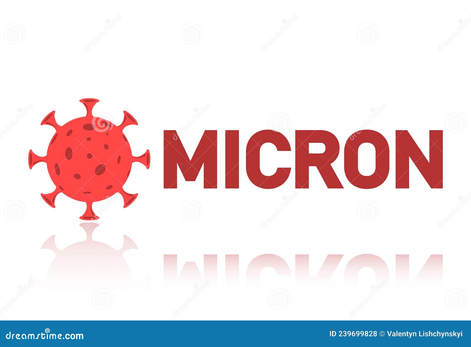 Omicron Virus Text with Realistic Shadow Symbol Vector Illustration on ...