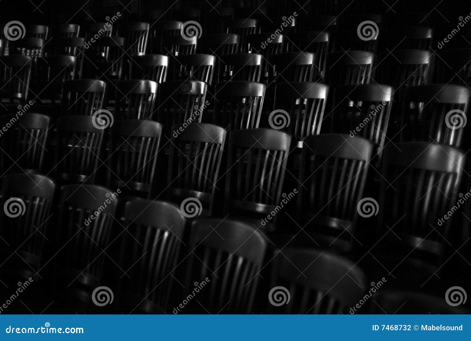 Ominous chairs stock photo. Image of sadness, funeral - 7468732