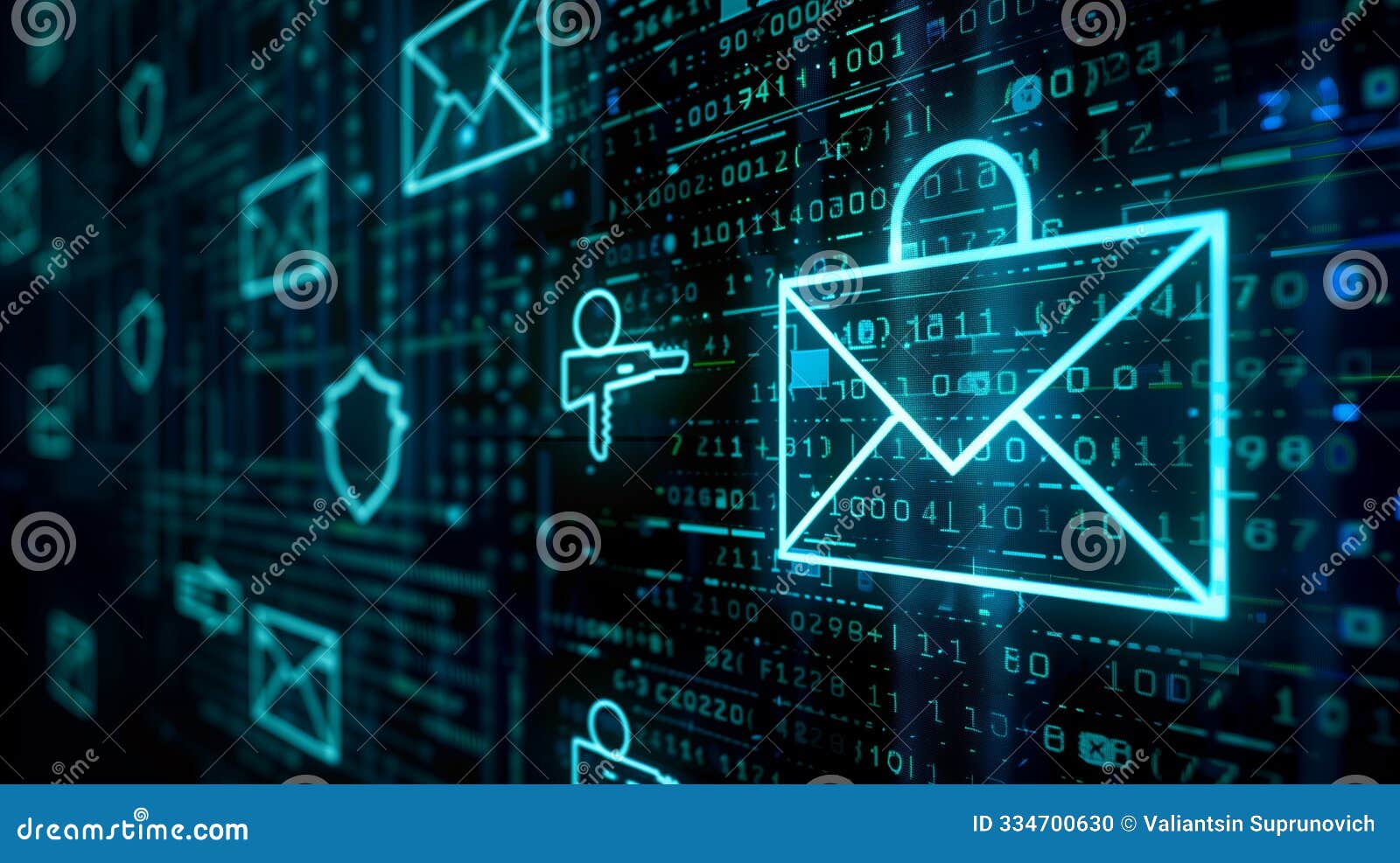 An Ominous Computer Screen with a Deceptive Email Asking for Sensitive ...
