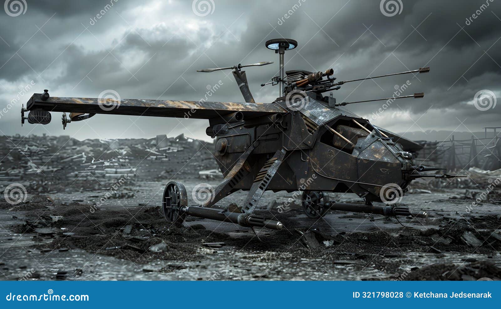 Ruin Of A Body Illustration On Plinth Cartoon Vector | CartoonDealer ...