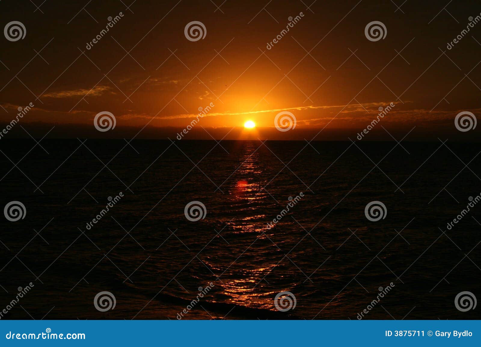 Ominous Sunset stock image. Image of horizons, nature - 3875711