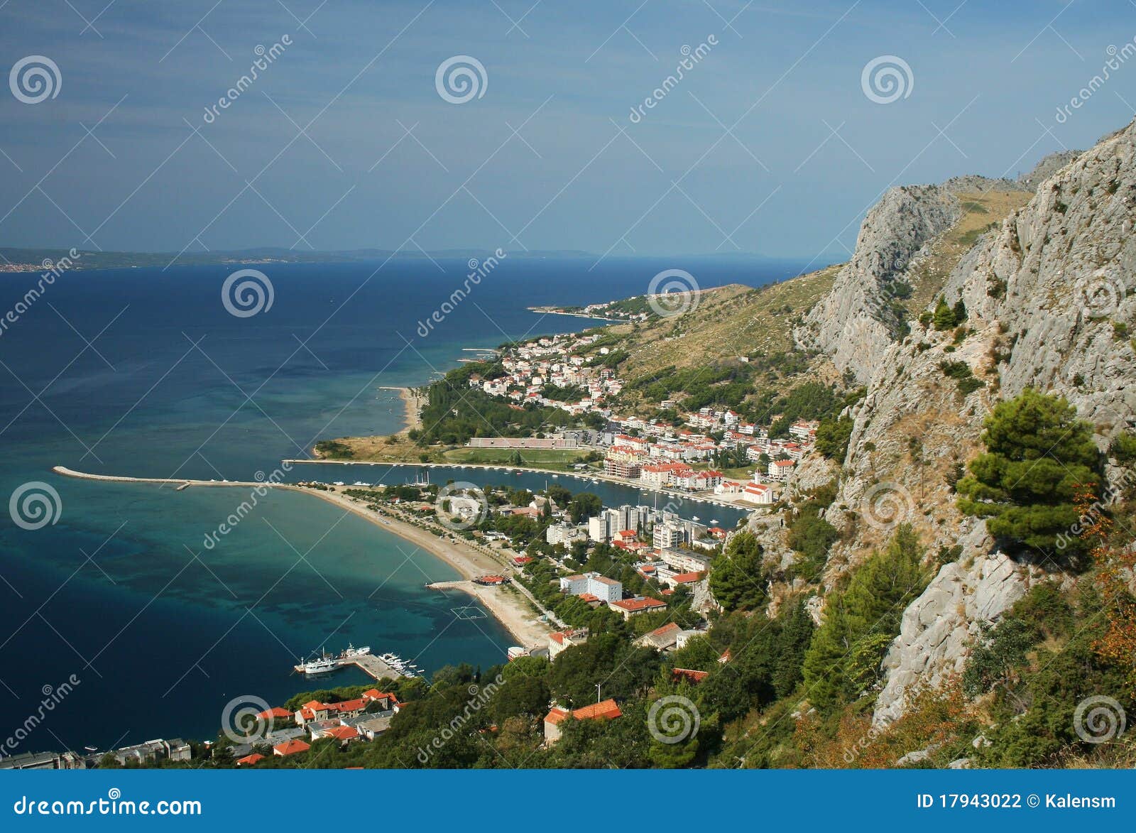 Omis stock photo. Image of travel, holiday, brac, river - 17943022