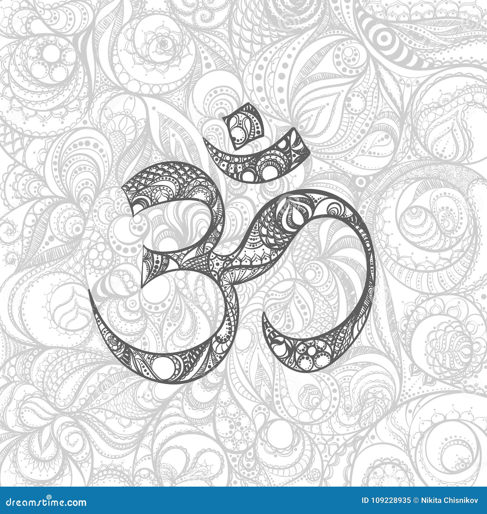 Vector Omkara Symbol | CartoonDealer.com #72637158