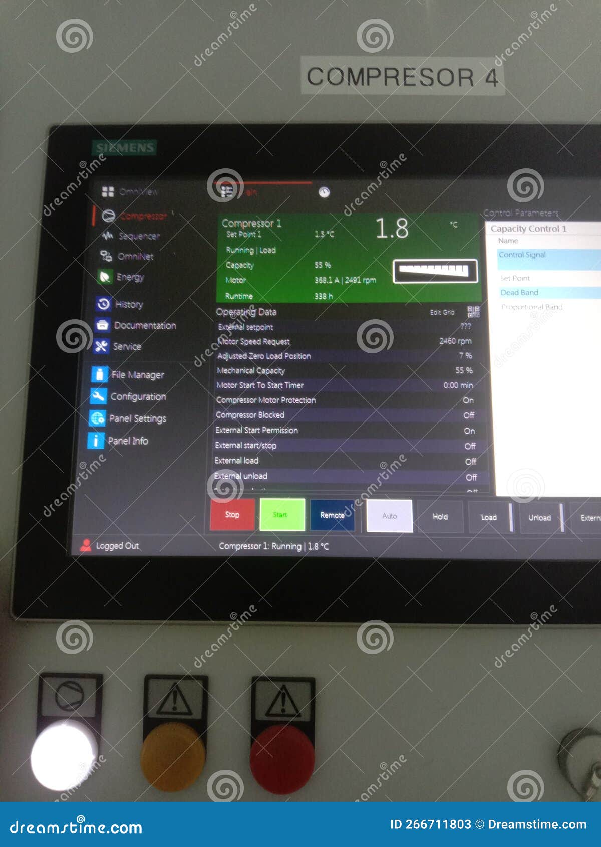 Omni Compressor Chiller Ammonia Temperature Editorial Stock Photo ...