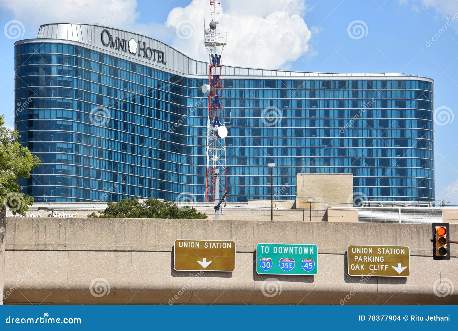 Omni Hotel in Dallas, Texas Editorial Stock Image - Image of tall ...
