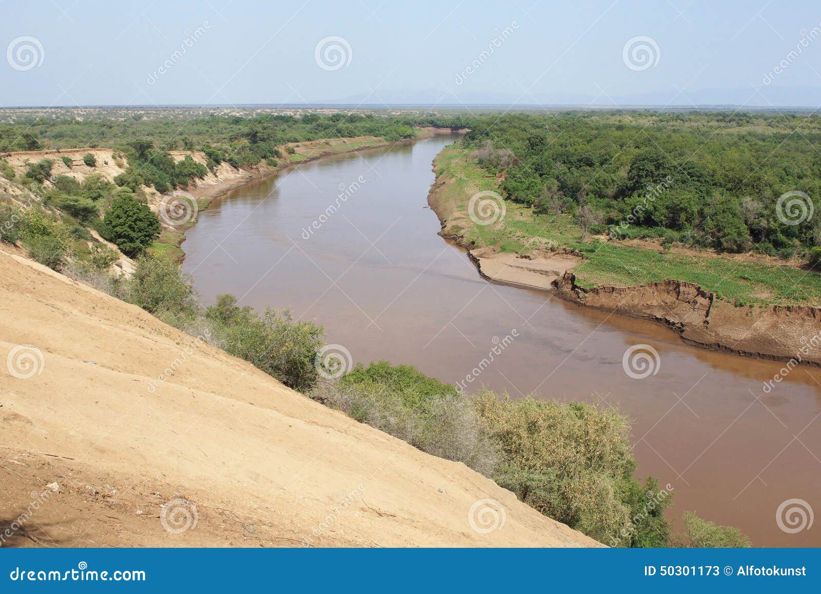 Omo River, Ethiopia, Africa Stock Image - Image of ethiopia, scenery ...