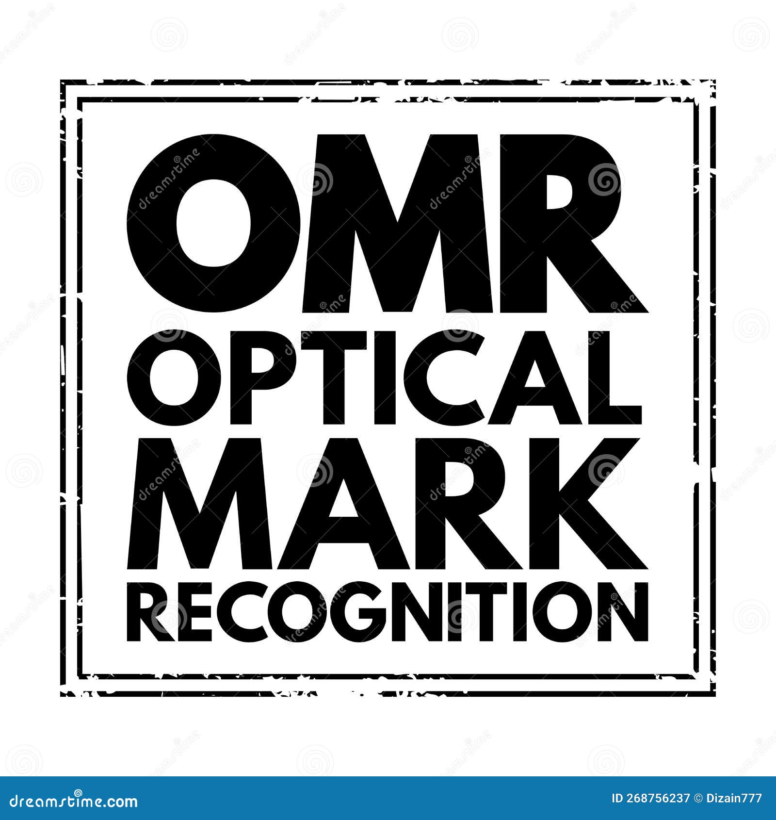 OMR Optical Mark Recognition - Process of Reading Information that ...