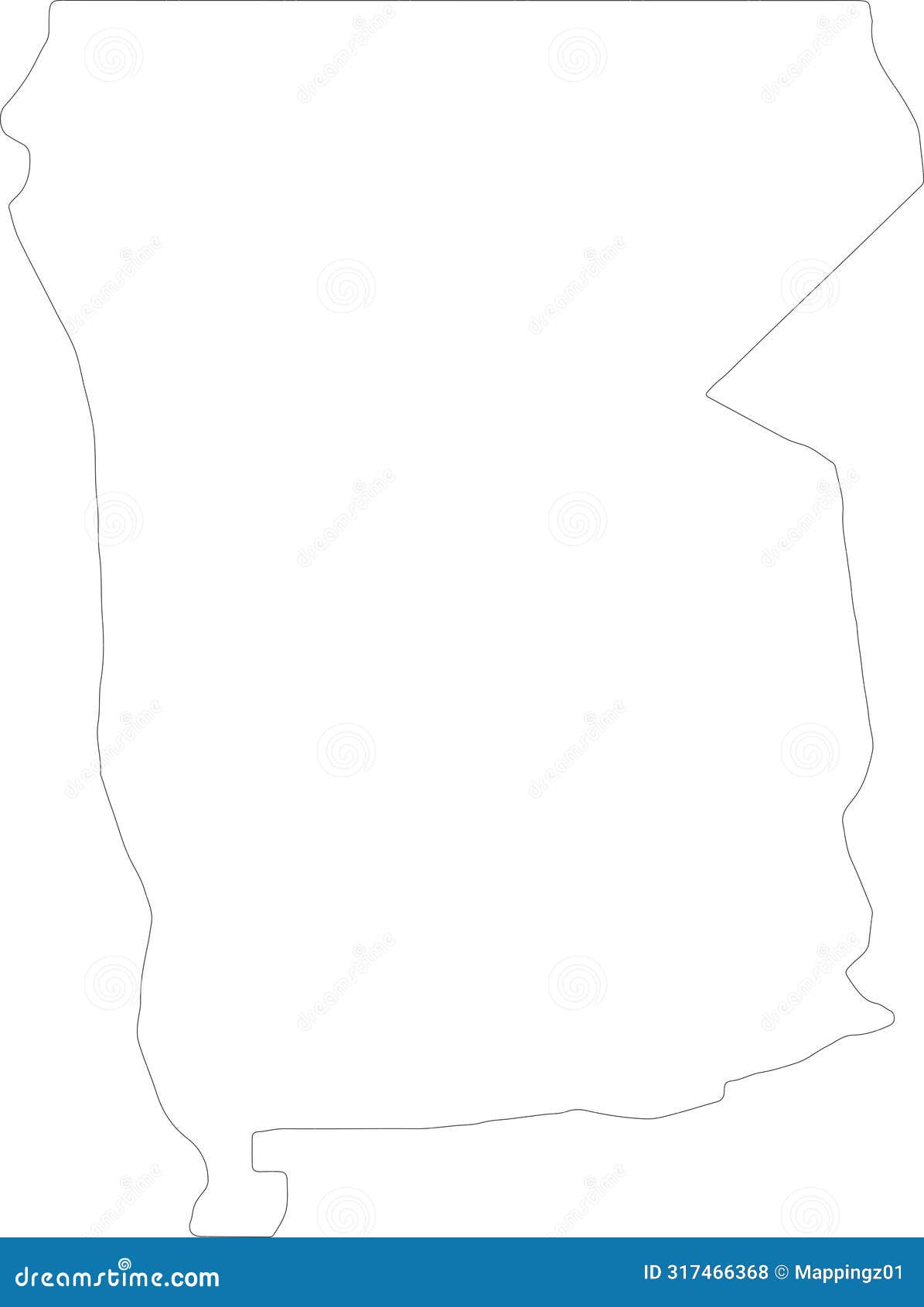 Namibia Outline Map Vector Illustration | CartoonDealer.com #326662686