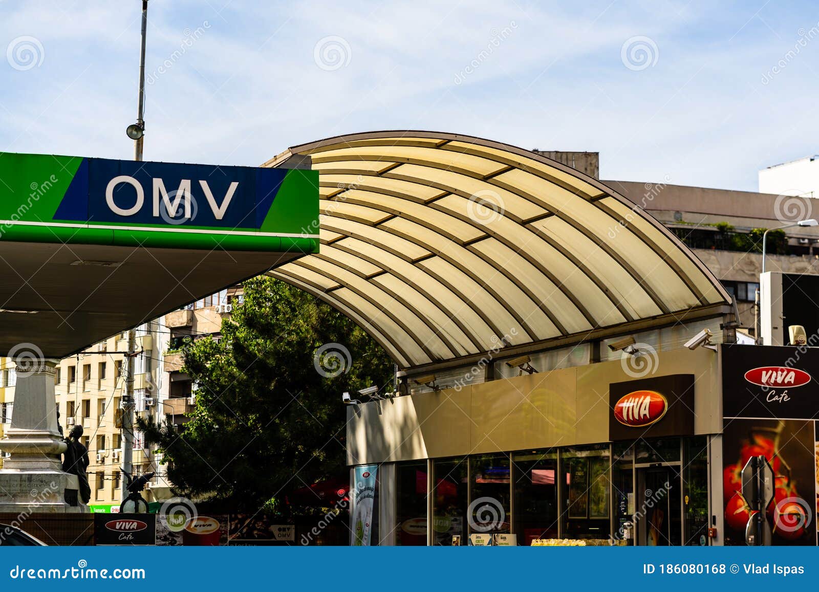 OMV, Maxx Motion, Performance Fuels. View of OMV Gas Station in ...