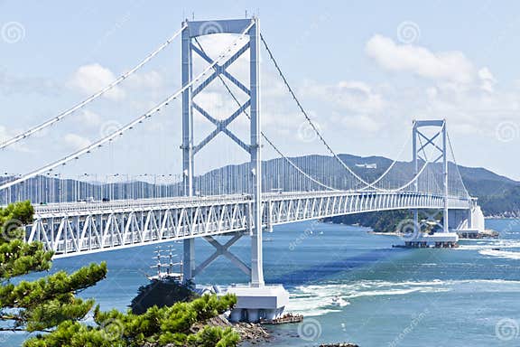 Onaruto Bridge stock image. Image of seto, awaji, japan - 21376147