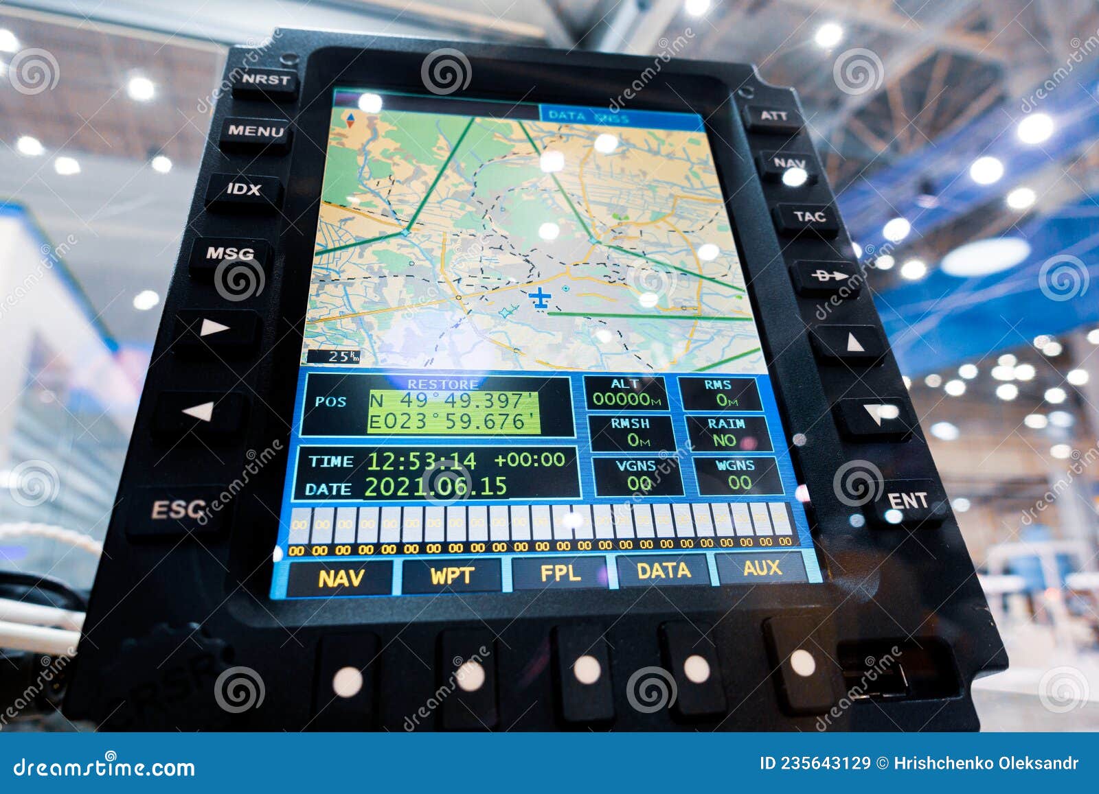 Onboard Aviation Information and Navigation Complex Stock Image - Image ...