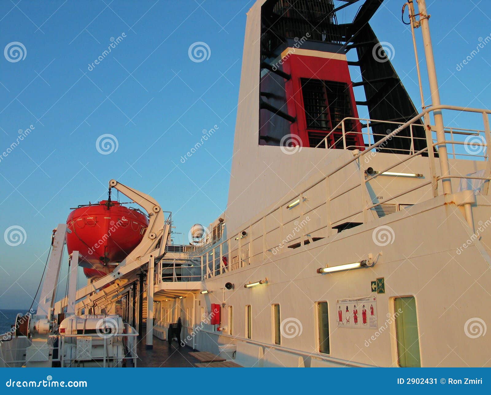 Onboard a ferry boat stock image. Image of direction, vacations - 2902431
