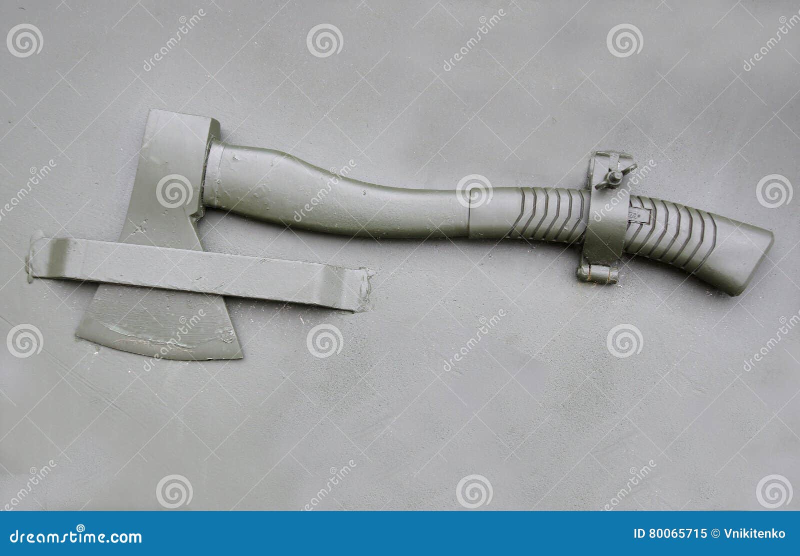 Onboard Shield with Survival Tools Stock Image - Image of gaff ...