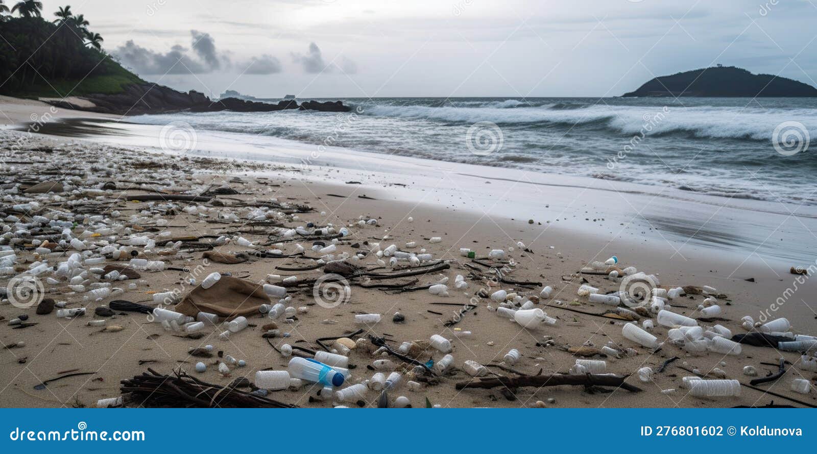 A Once-pristine Beach, Now Littered with Microplastics, Signaling the ...