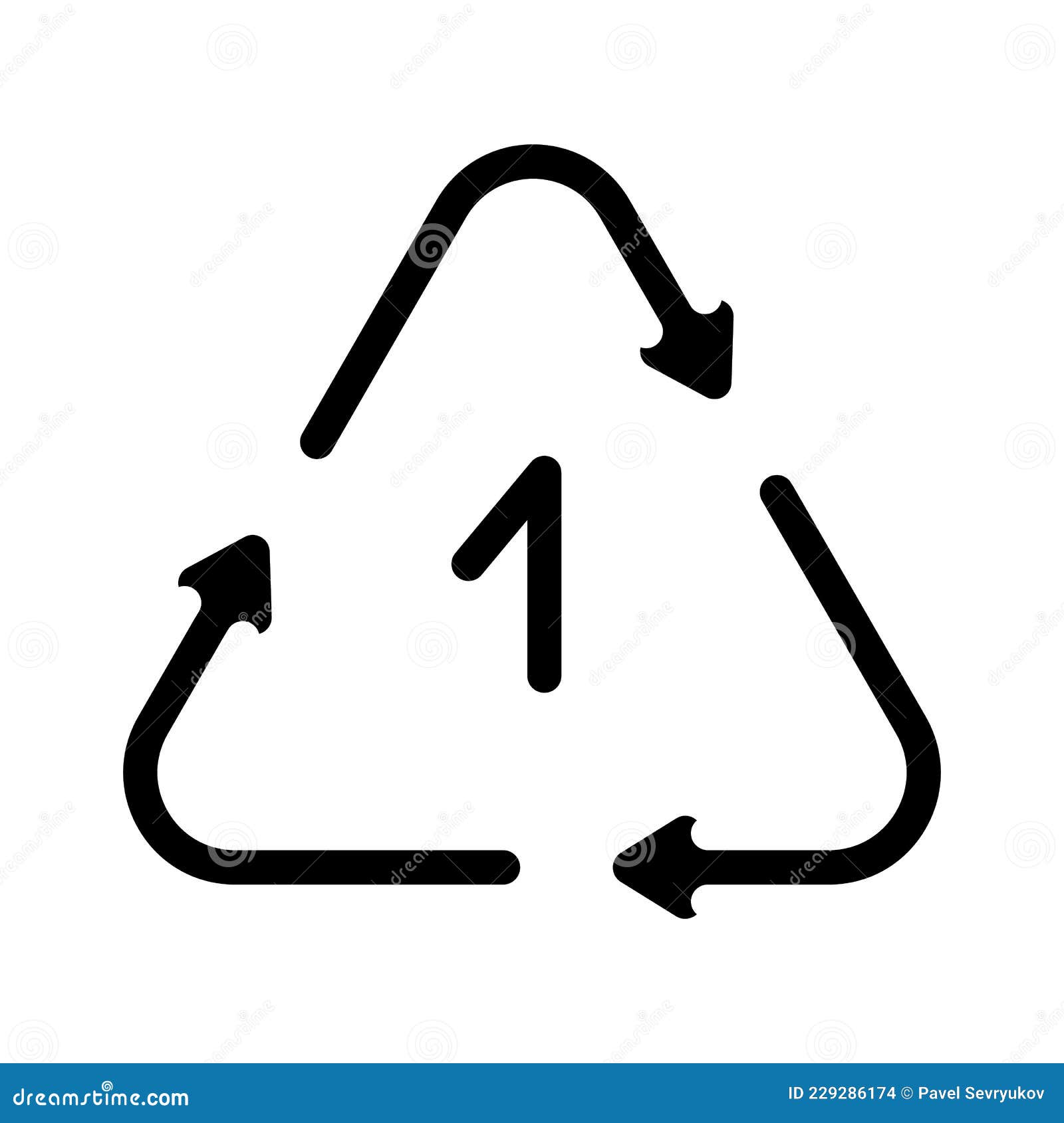 Once Reusing Plastic Packaging Glyph Icon Vector Illustration Stock ...