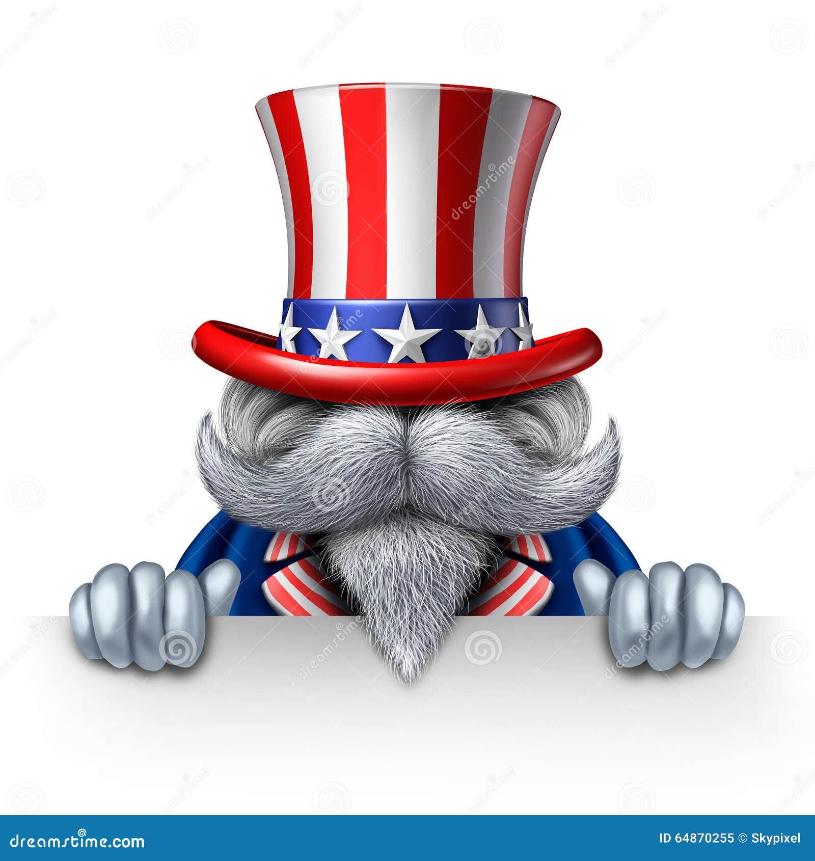 Oncle Sam Horizontal Sign illustration stock. Illustration du message ...