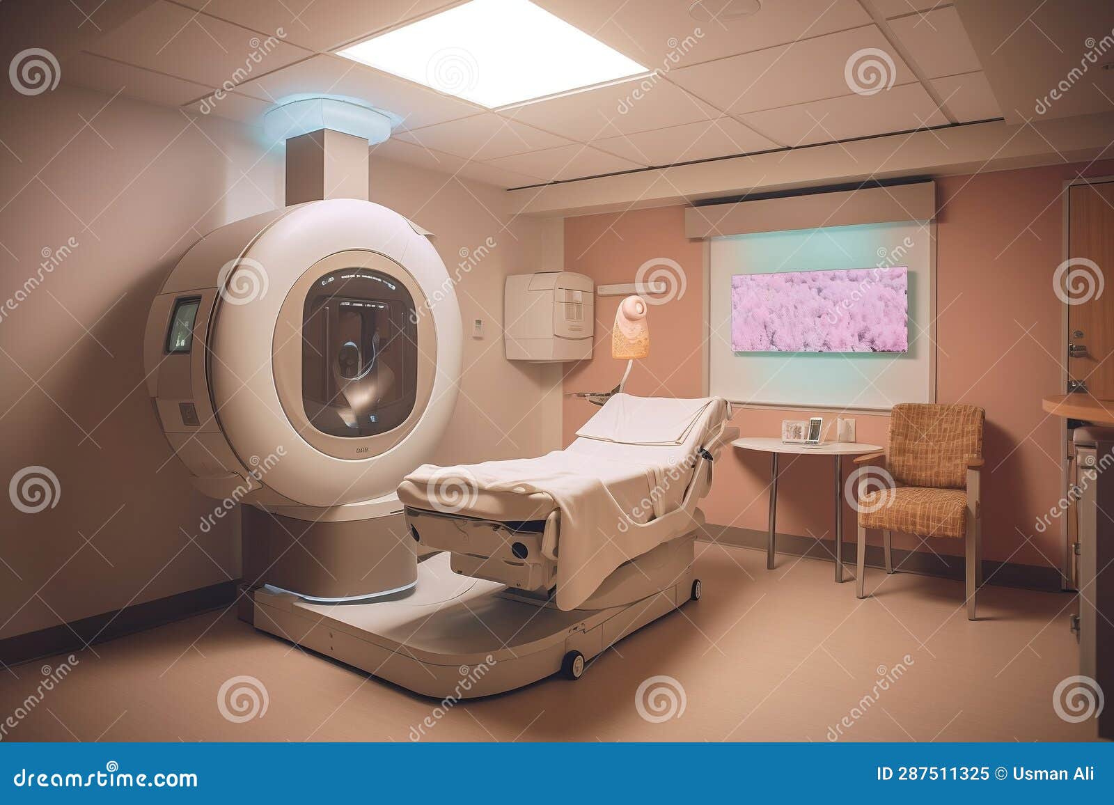 Oncology Care with Radiation Therapy Machine. AI Stock Image - Image of ...