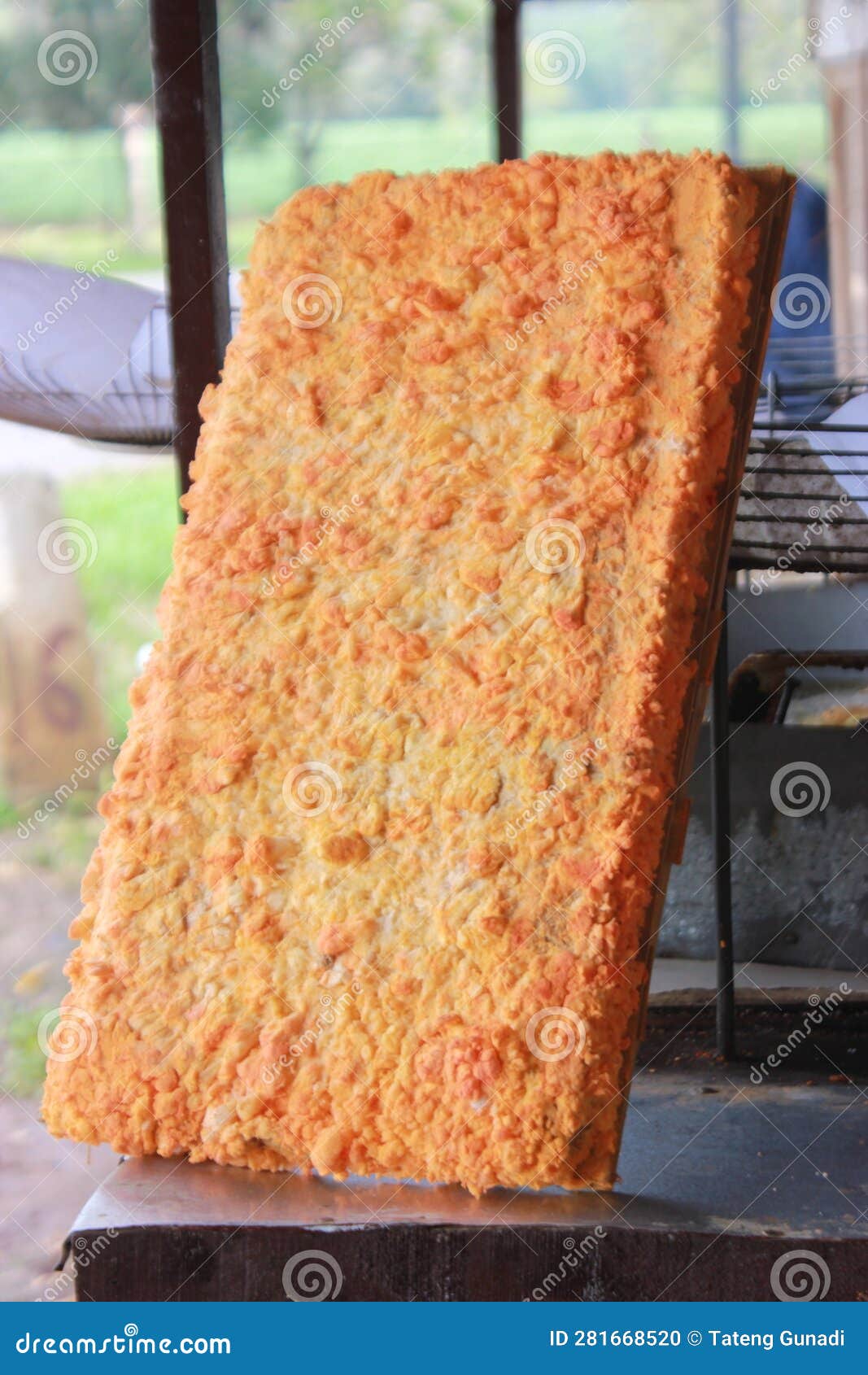 Oncom Red, Traditional Food in Indonesia Stock Photo - Image of meal ...