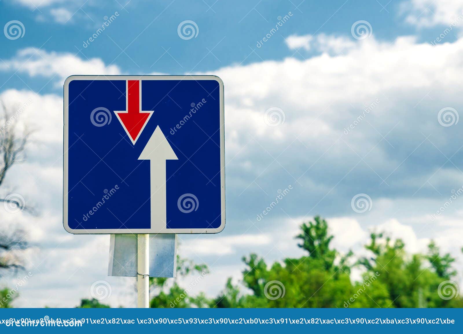 Oncoming Vehicles Have Priority Road Sign Stock Photo - Image of black ...