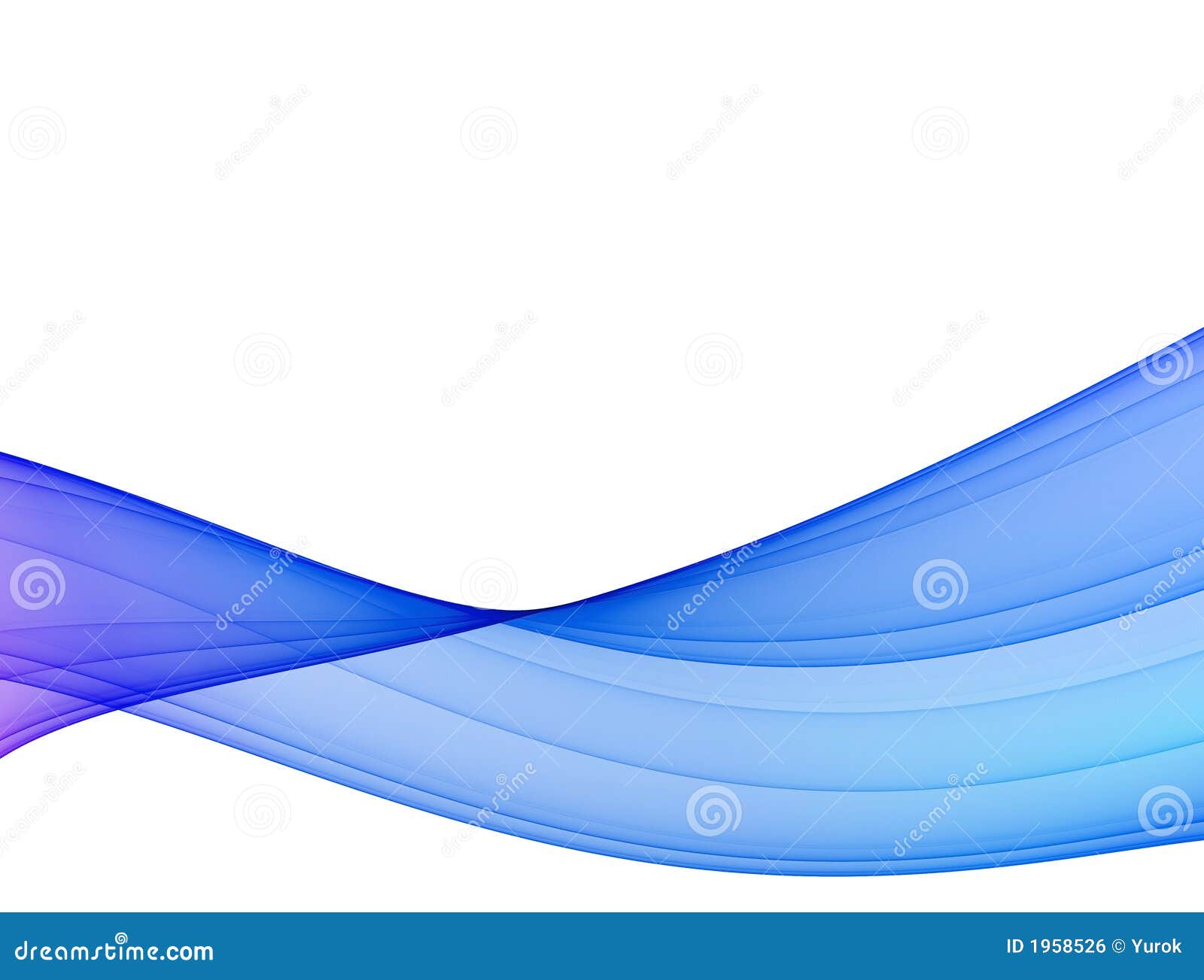 Onda azul stock de ilustración. Ilustración de nuevo, colorido - 1958526