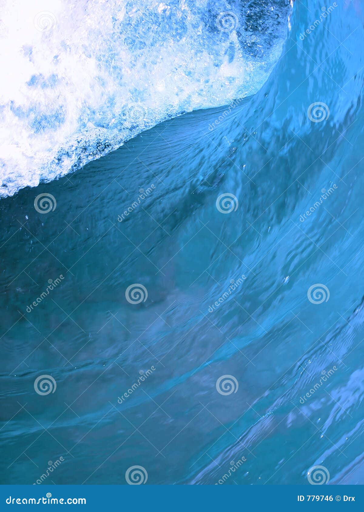 Onda azul foto de archivo. Imagen de resaca, surf, ondas - 779746