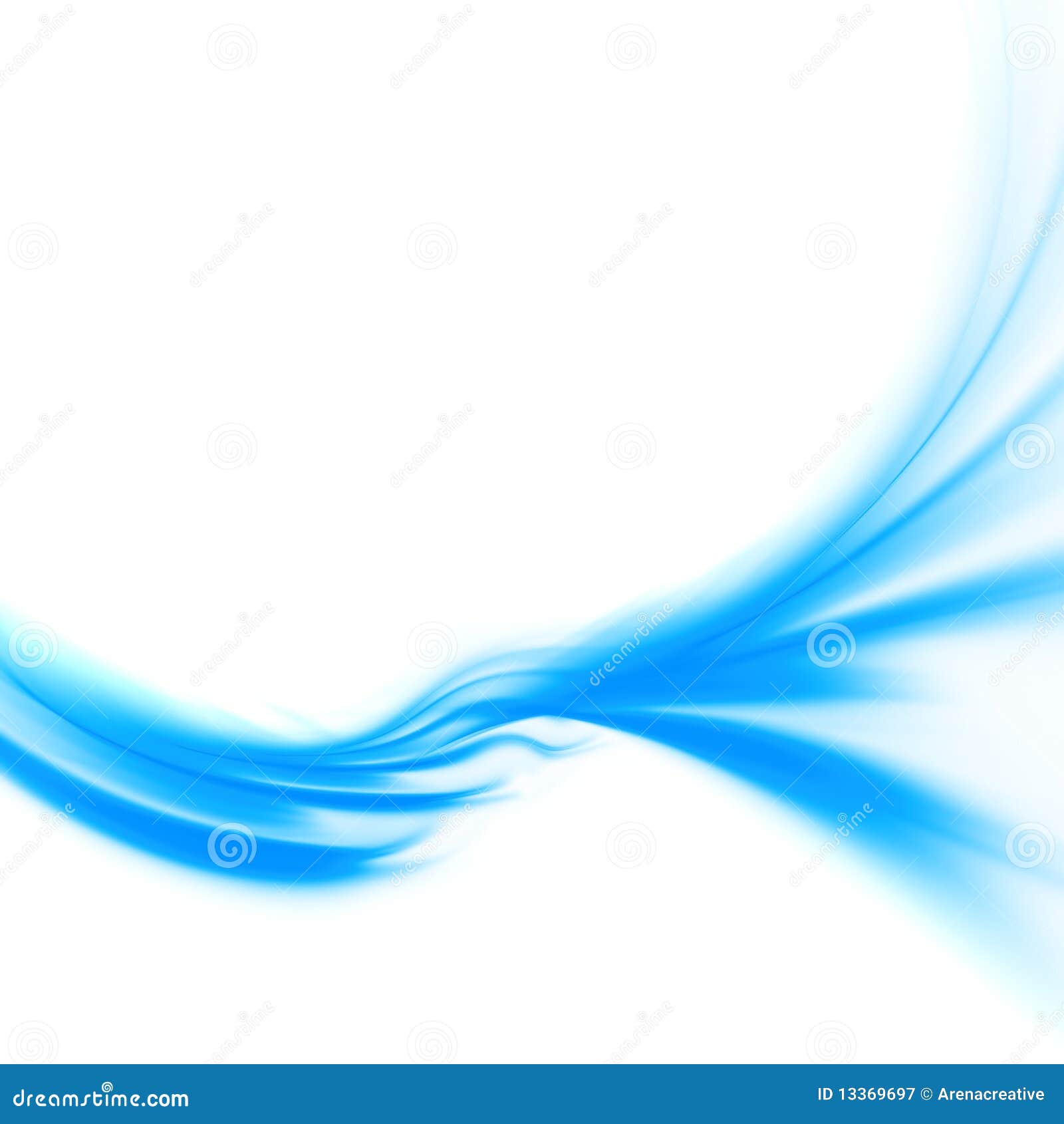 Onda azul abstrata ilustração stock. Ilustração de redemoinho - 13369697