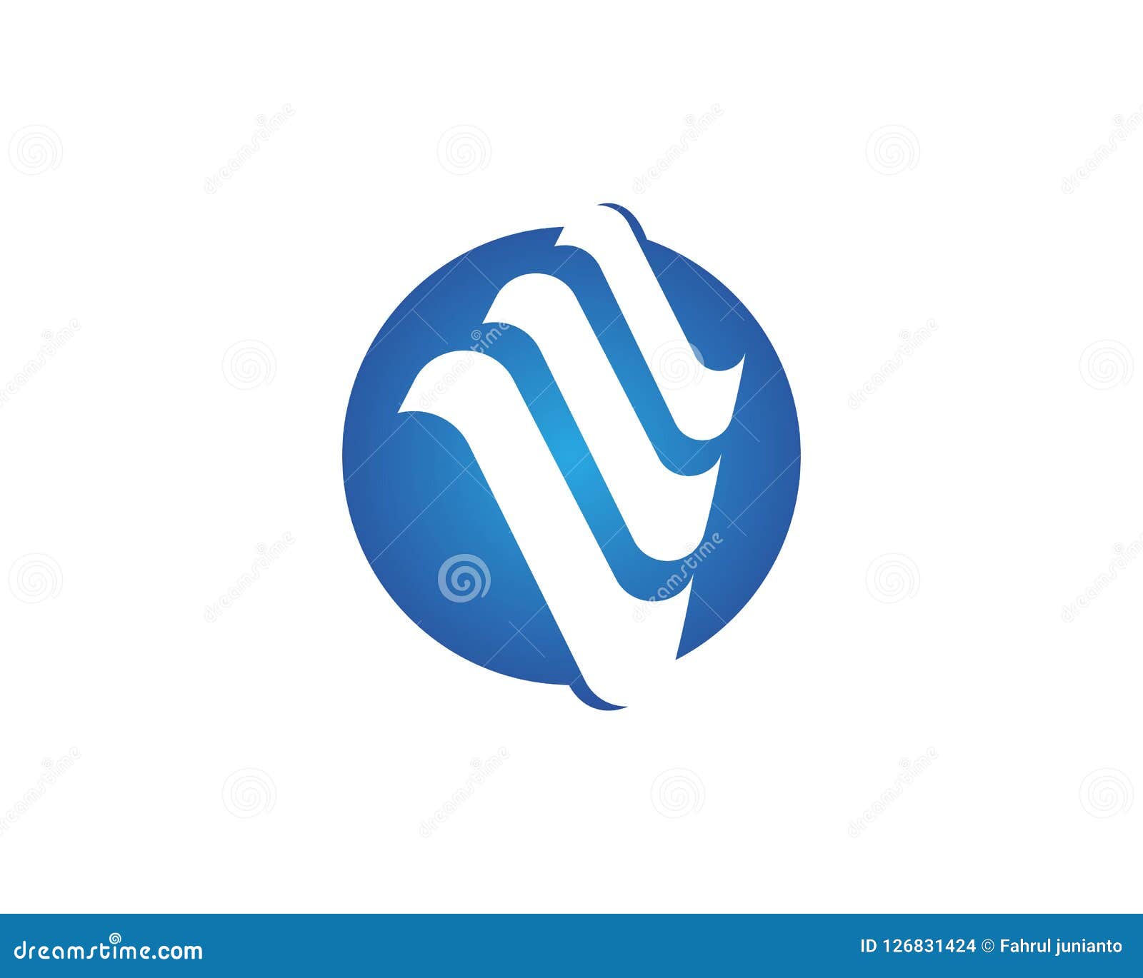 Onda Logo Design Template ilustración del vector. Ilustración de flujo ...