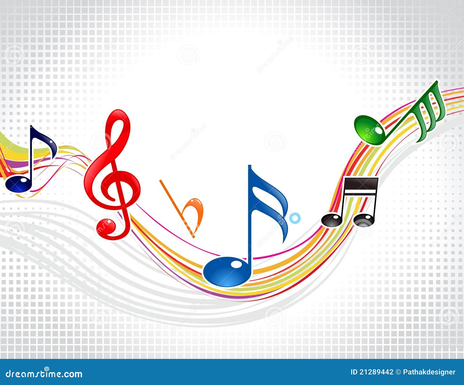 Onda Musical Colorida Abstrata Ilustração do Vetor - Ilustração de ...