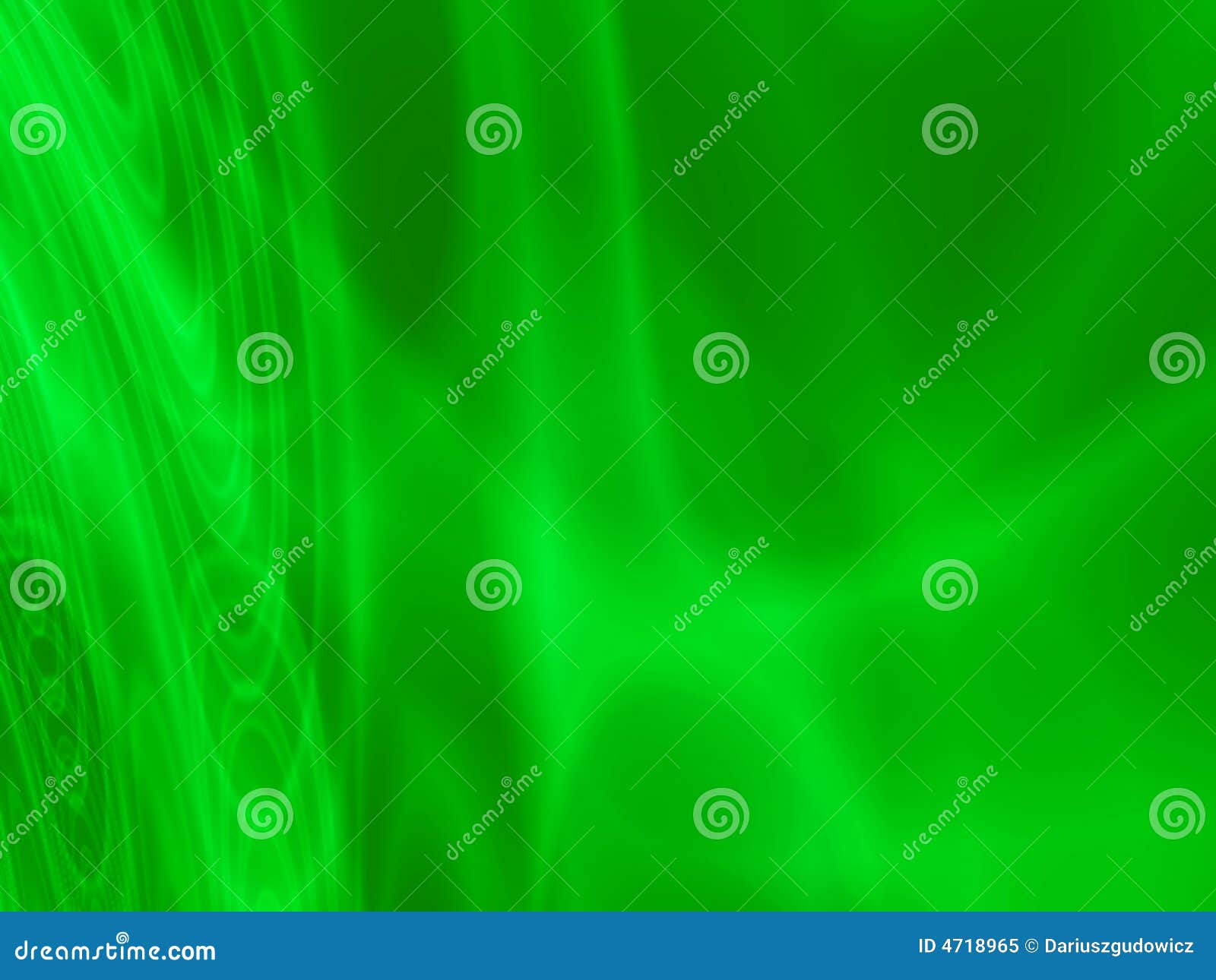 Ondas Abstractas De La Luz Verde Stock de ilustración - Ilustración de ...