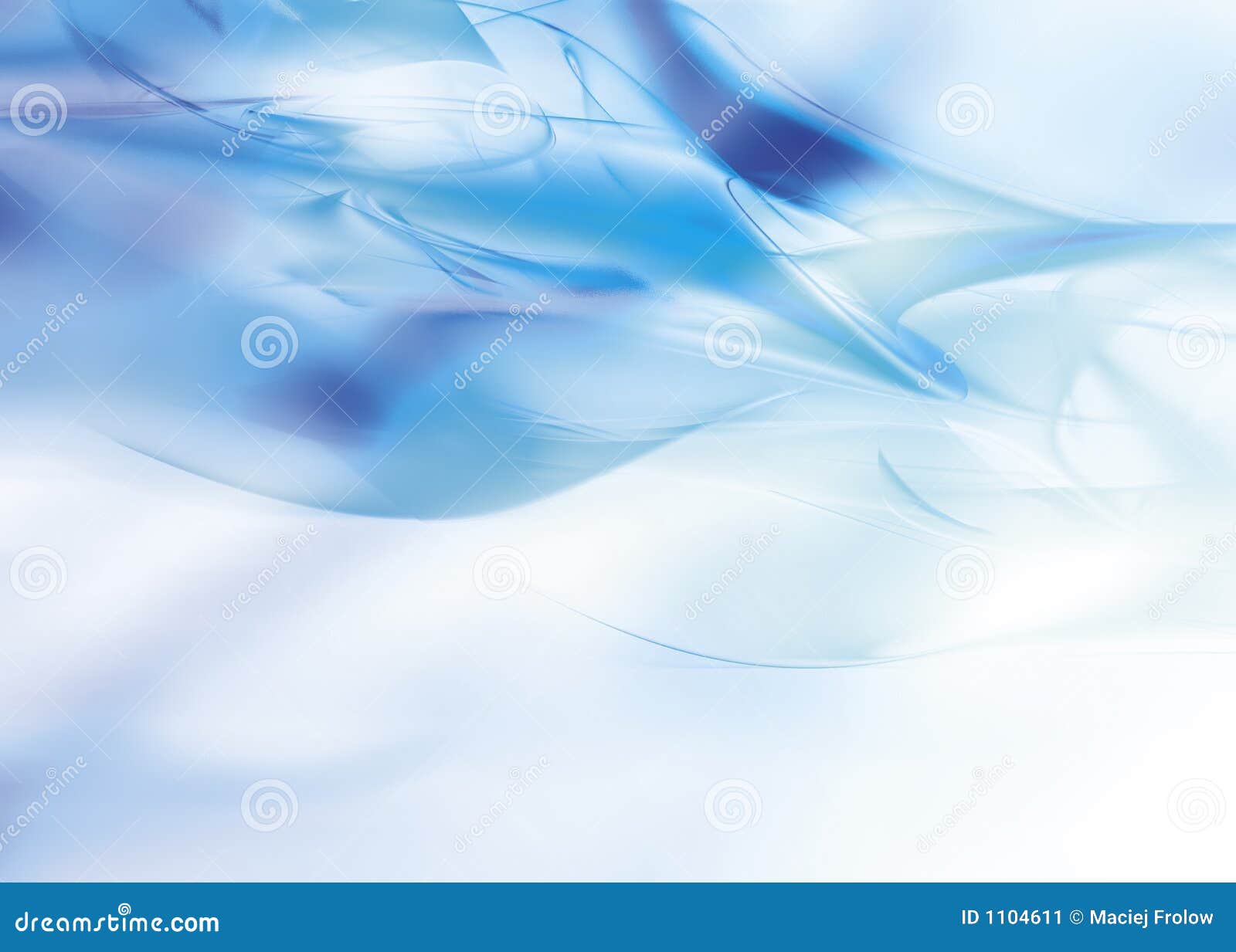 Ondas abstractas del azul stock de ilustración. Ilustración de ...