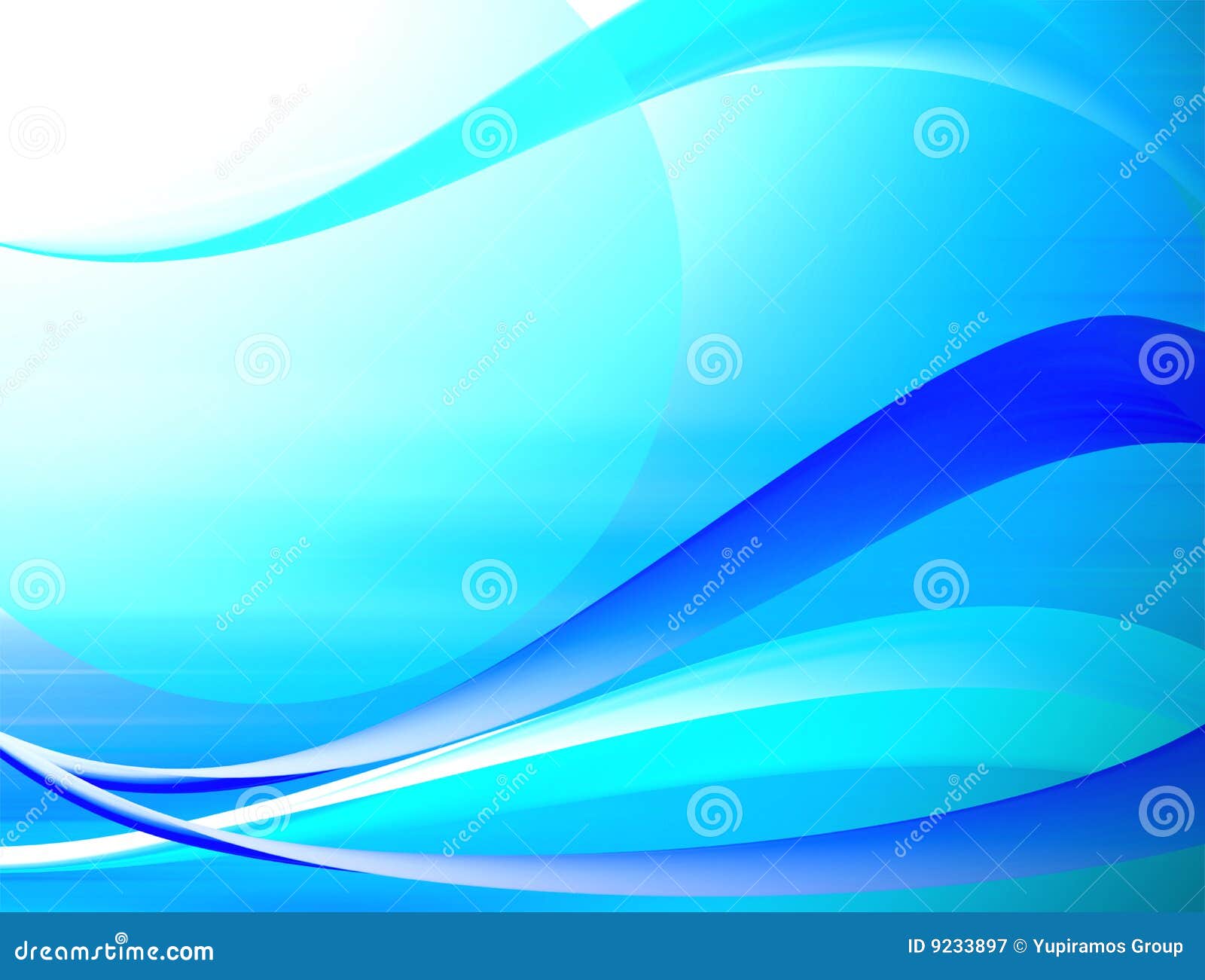 Ondas azules stock de ilustración. Ilustración de ondas - 9233897