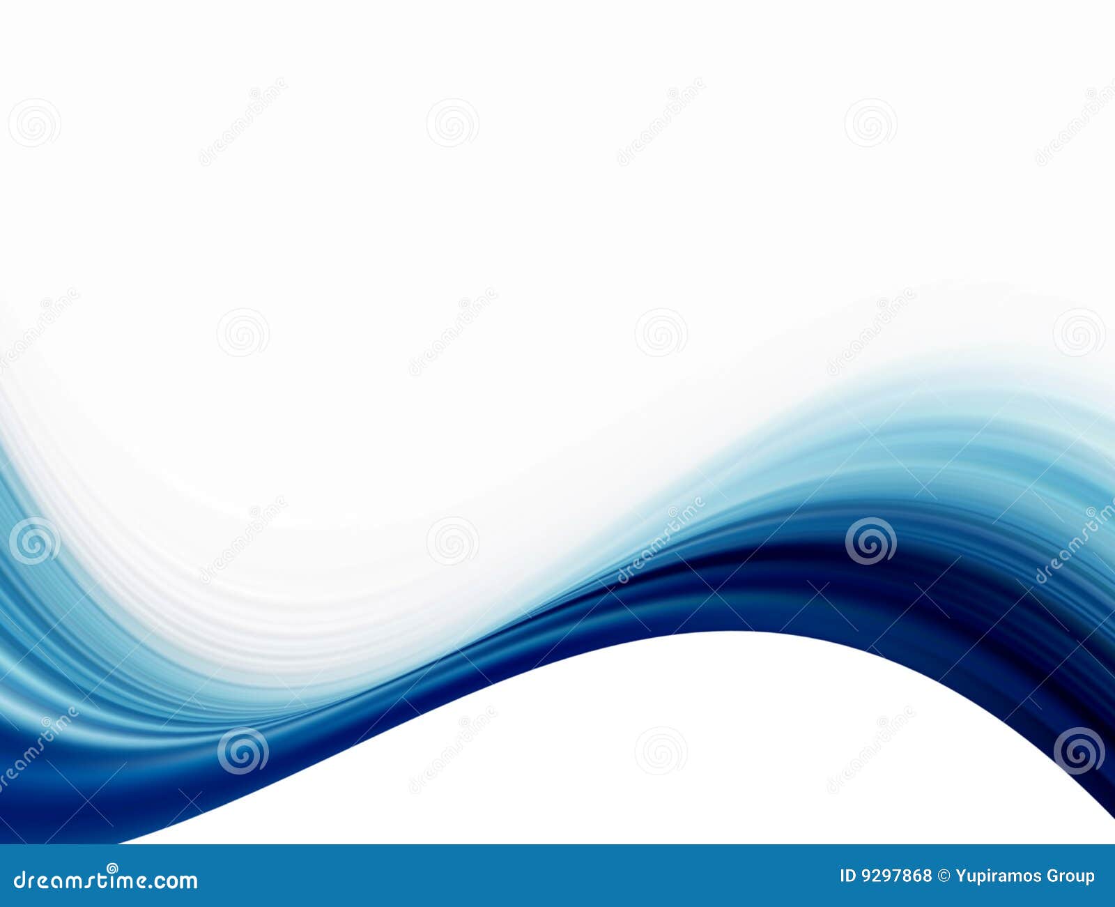 Ondas azules stock de ilustración. Ilustración de intenso - 9297868