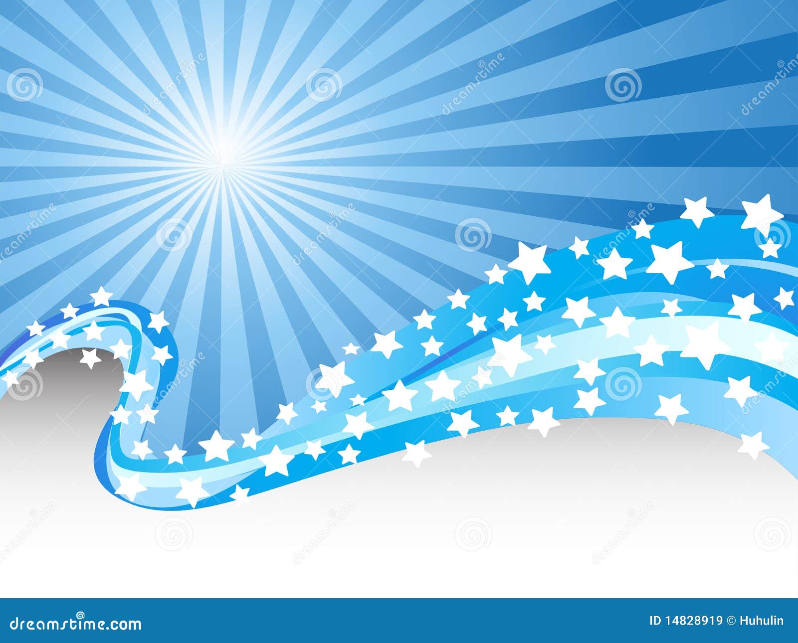 Ondas azules del color ilustración del vector. Ilustración de imagen ...