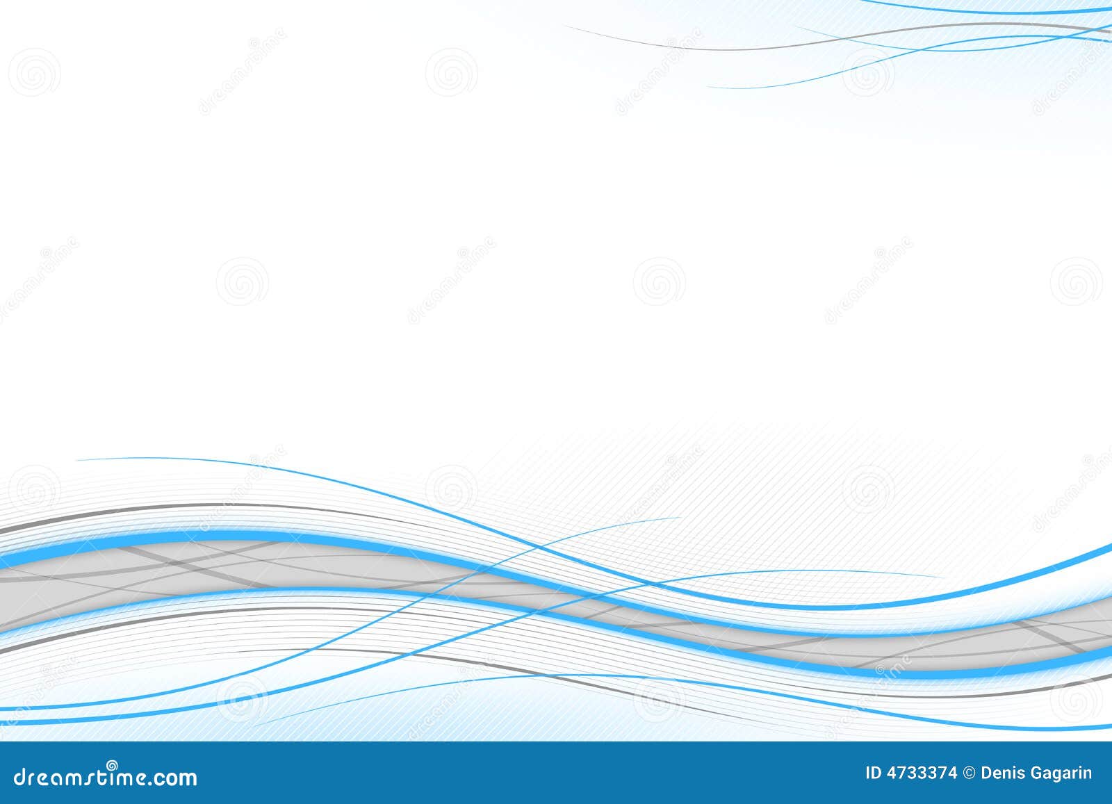 Ondas del azul y del gris stock de ilustración. Ilustración de ...