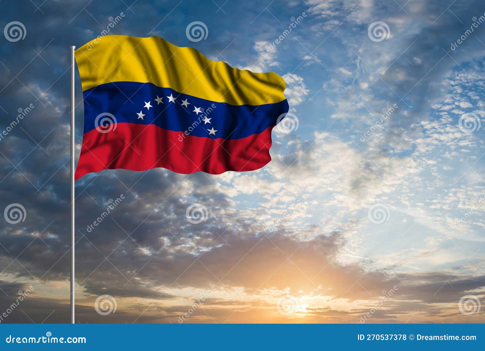 Ondeando La Bandera Nacional De Venezuela Foto de archivo - Imagen de ... Ondeando La Bandera Nacional De Venezuela Foto de archivo - Imagen de ...