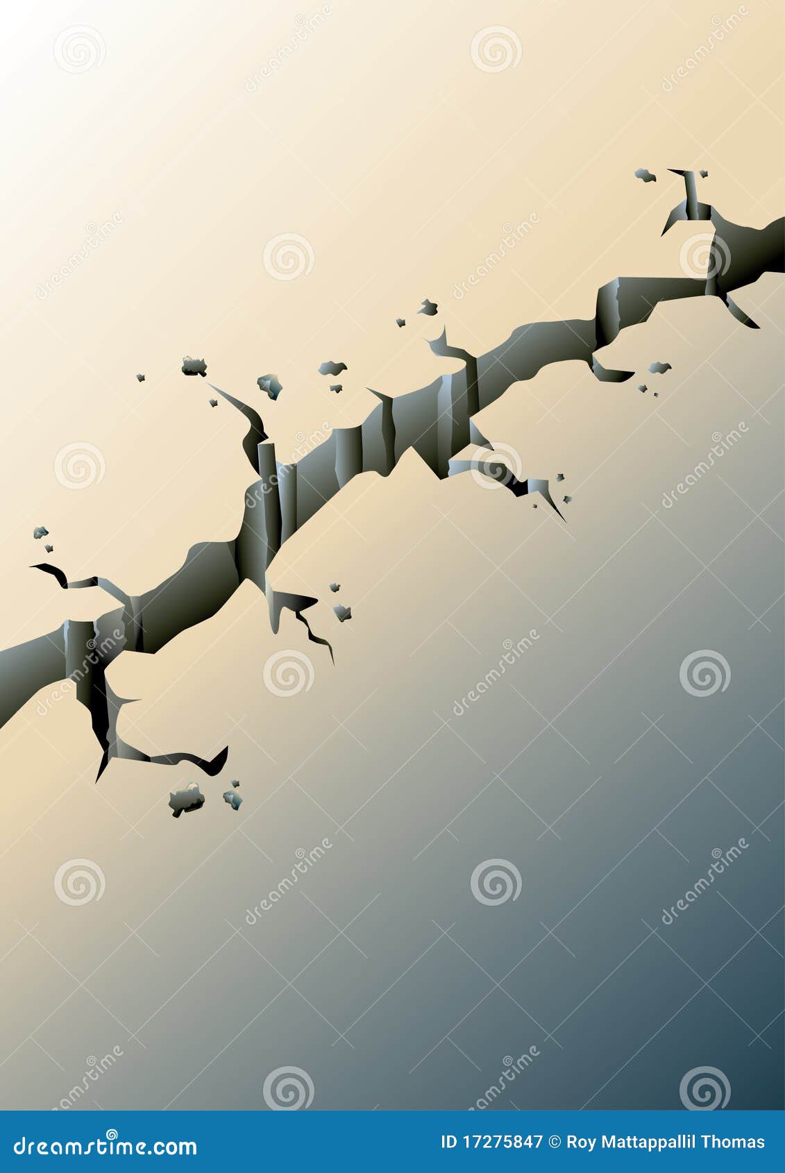 Onderbreking apart stock illustratie. Illustration of schok - 17275847