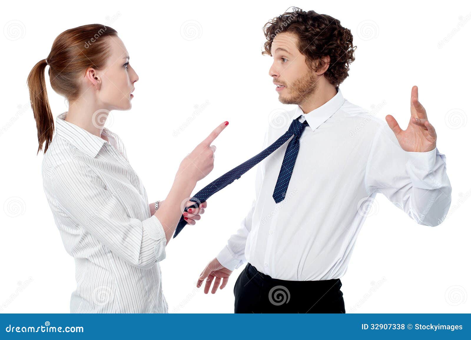 Onderneemster Die Haar Collega Berispen Stock Foto - Image of ervaren ...