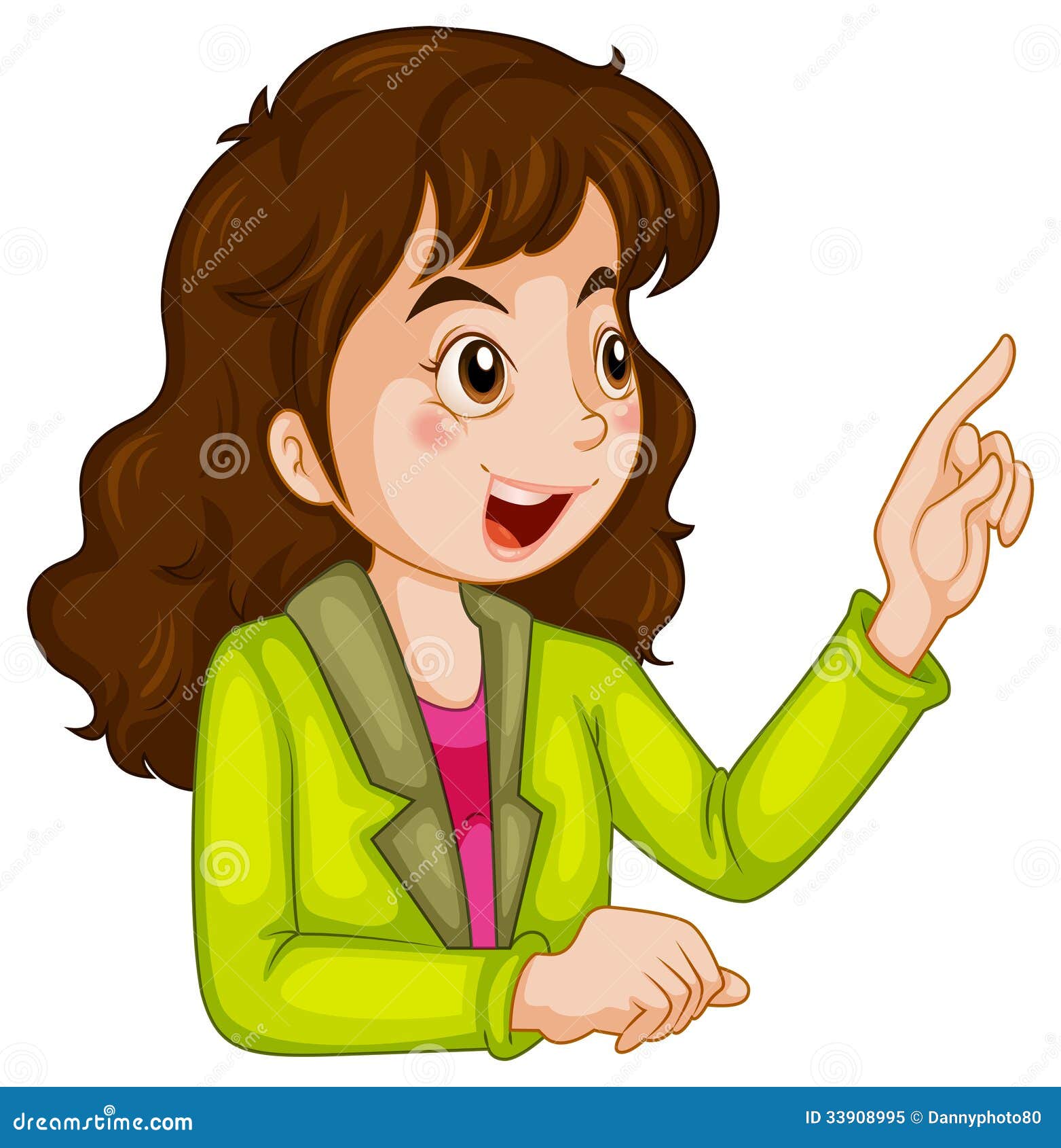 Onderneemster het spreken vector illustratie. Illustration of formeel ...