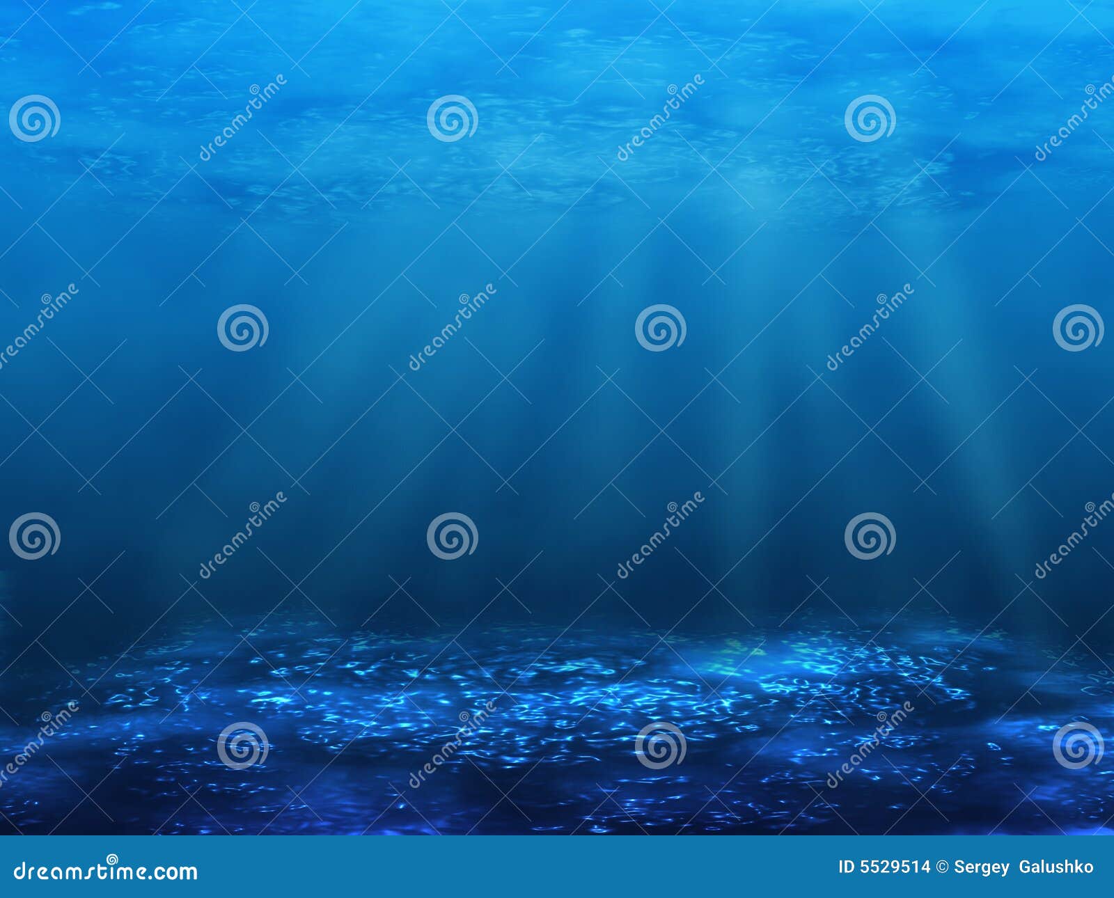 Onderwater bodem stock illustratie. Illustration of hemel - 5529514