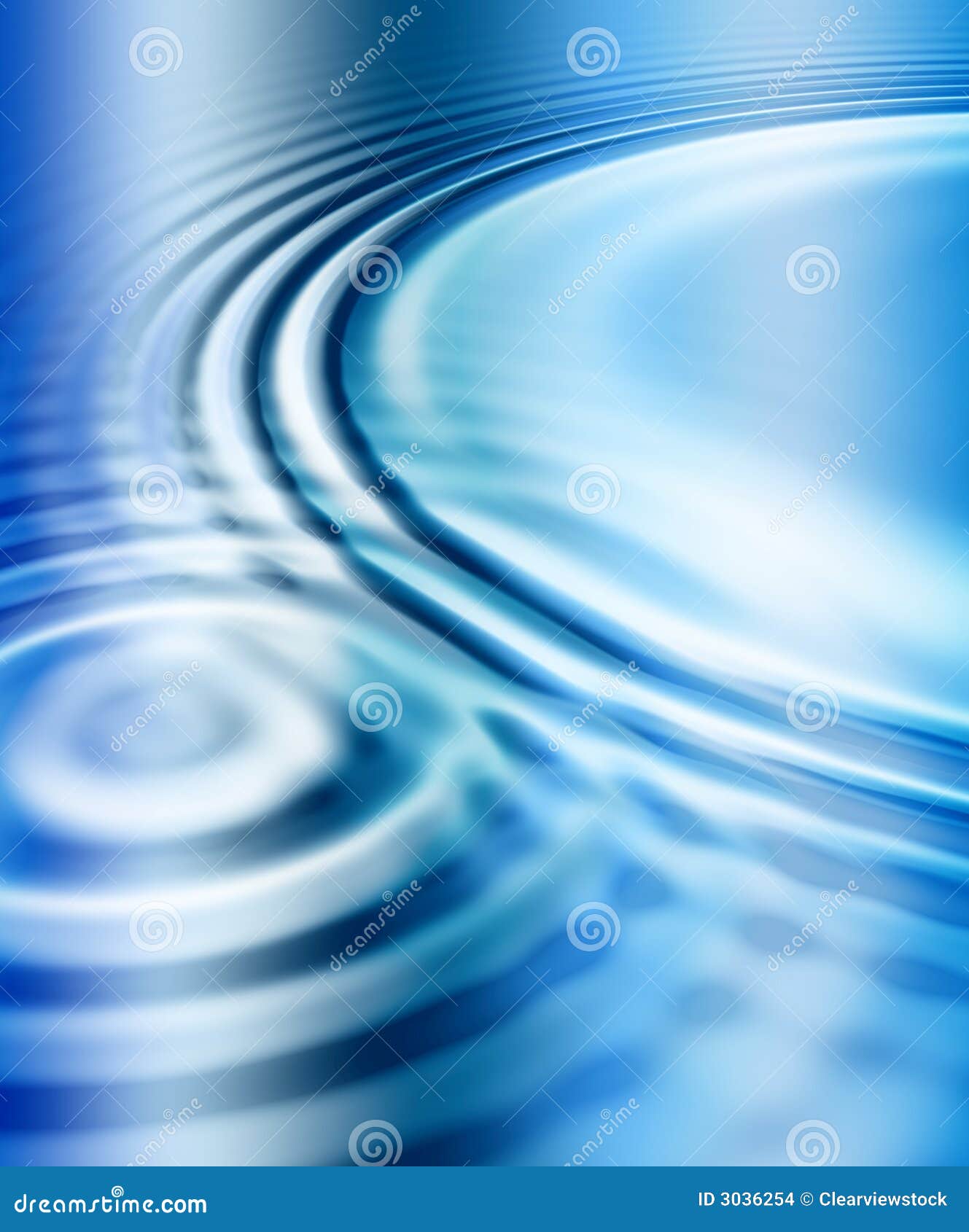 Ondulations Ou Ondes De L'eau Bleue Illustration de Vecteur ...