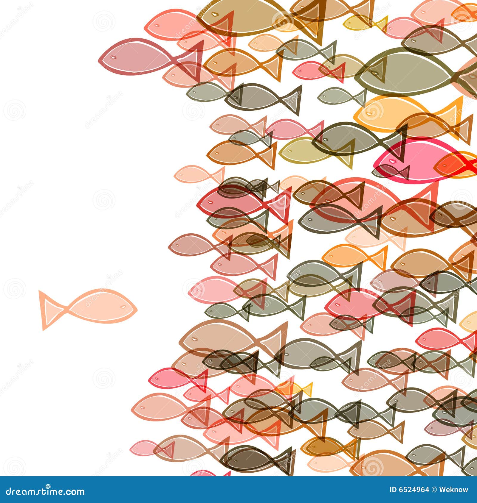 One against many stock illustration. Illustration of freedom - 6524964