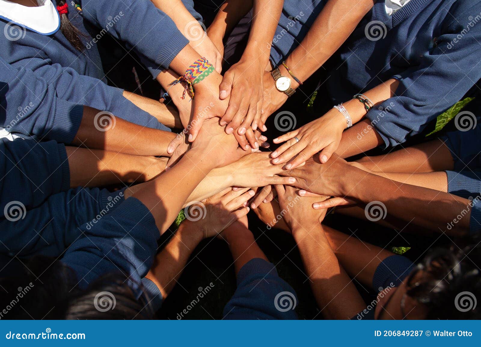 All Together Know Team Work Stock Image - Image of work, together ...