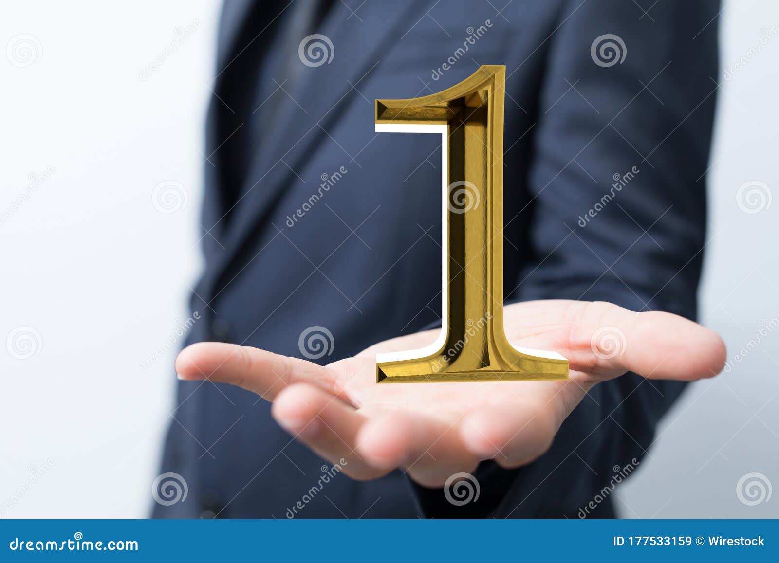 A One Anniversary 3d 1 Years or Award. Event Party Stock Image - Image ...