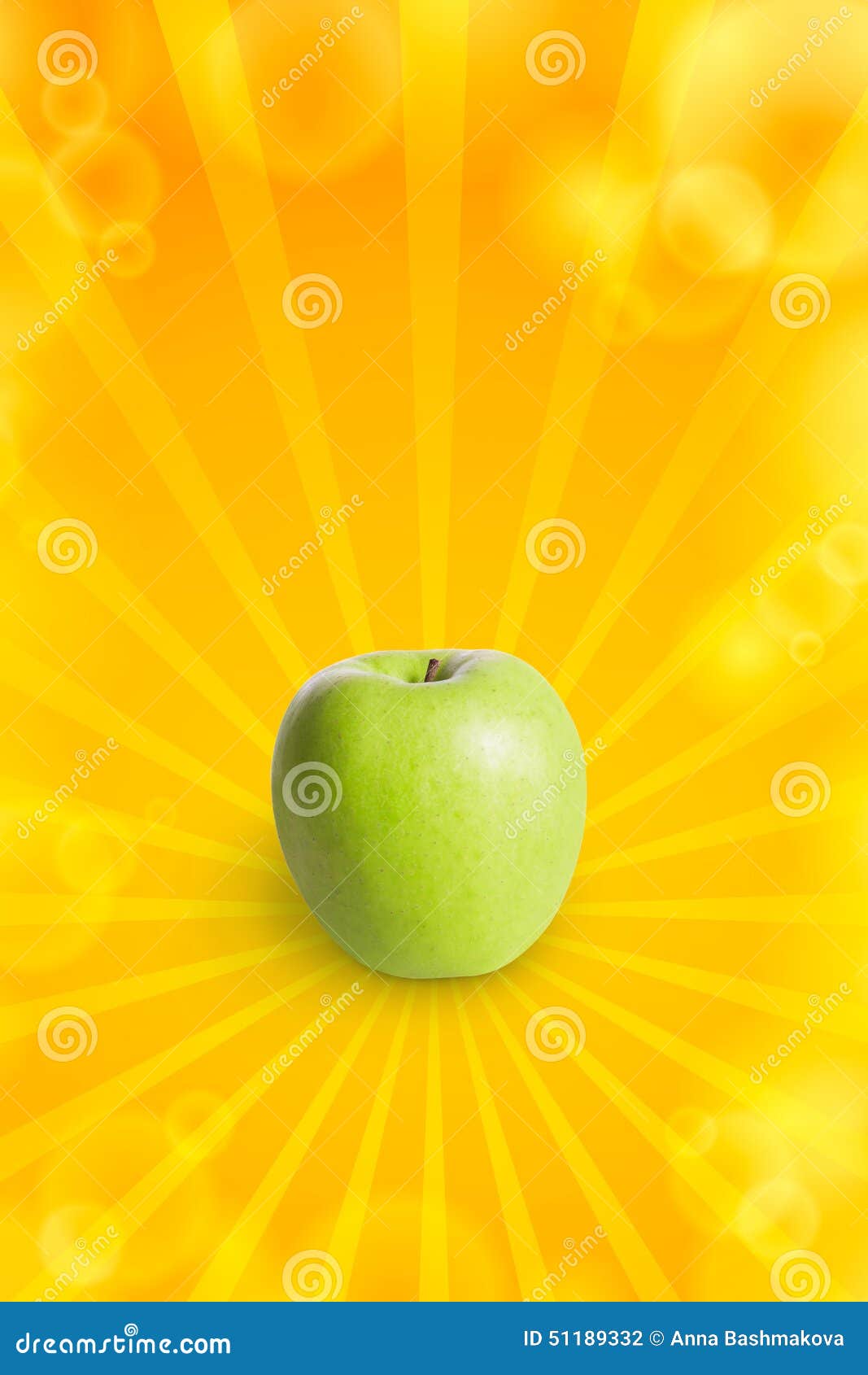 One apple stock photo. Image of healthy, natura, snack - 51189332
