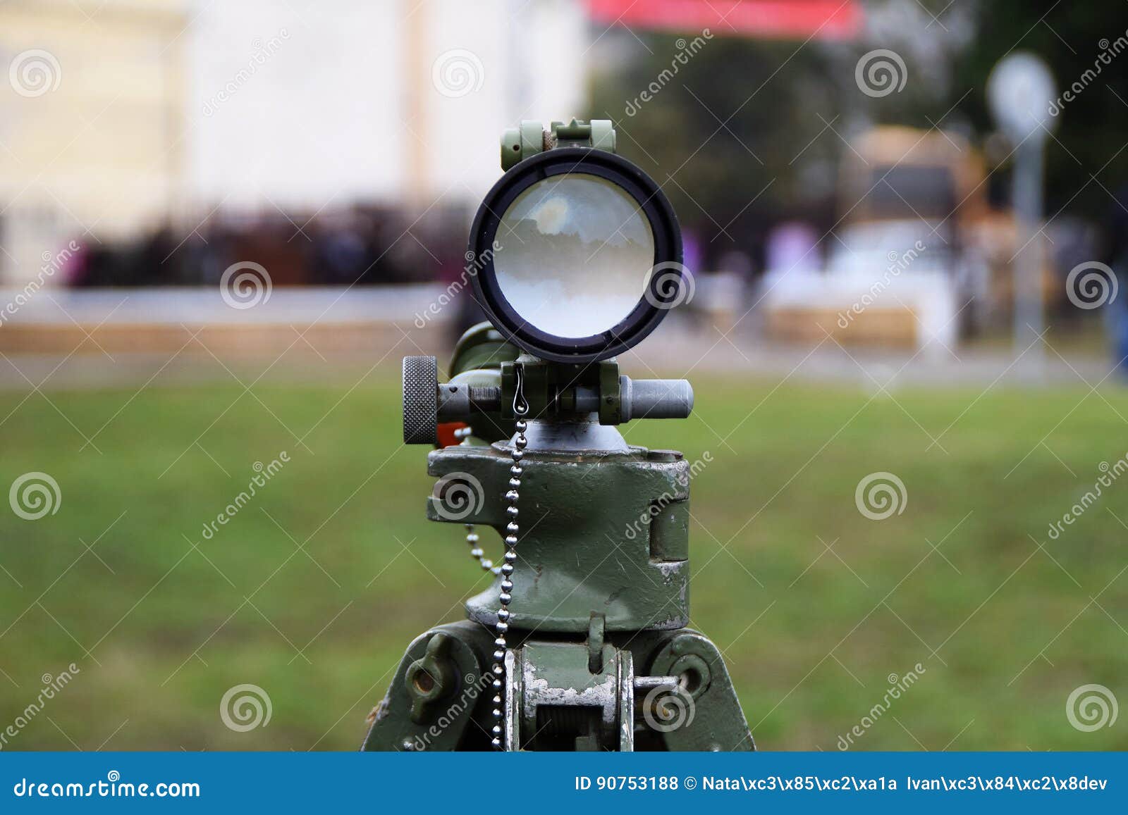 One Artillery Sighting Device Stock Photo - Image of equipment, forces ...