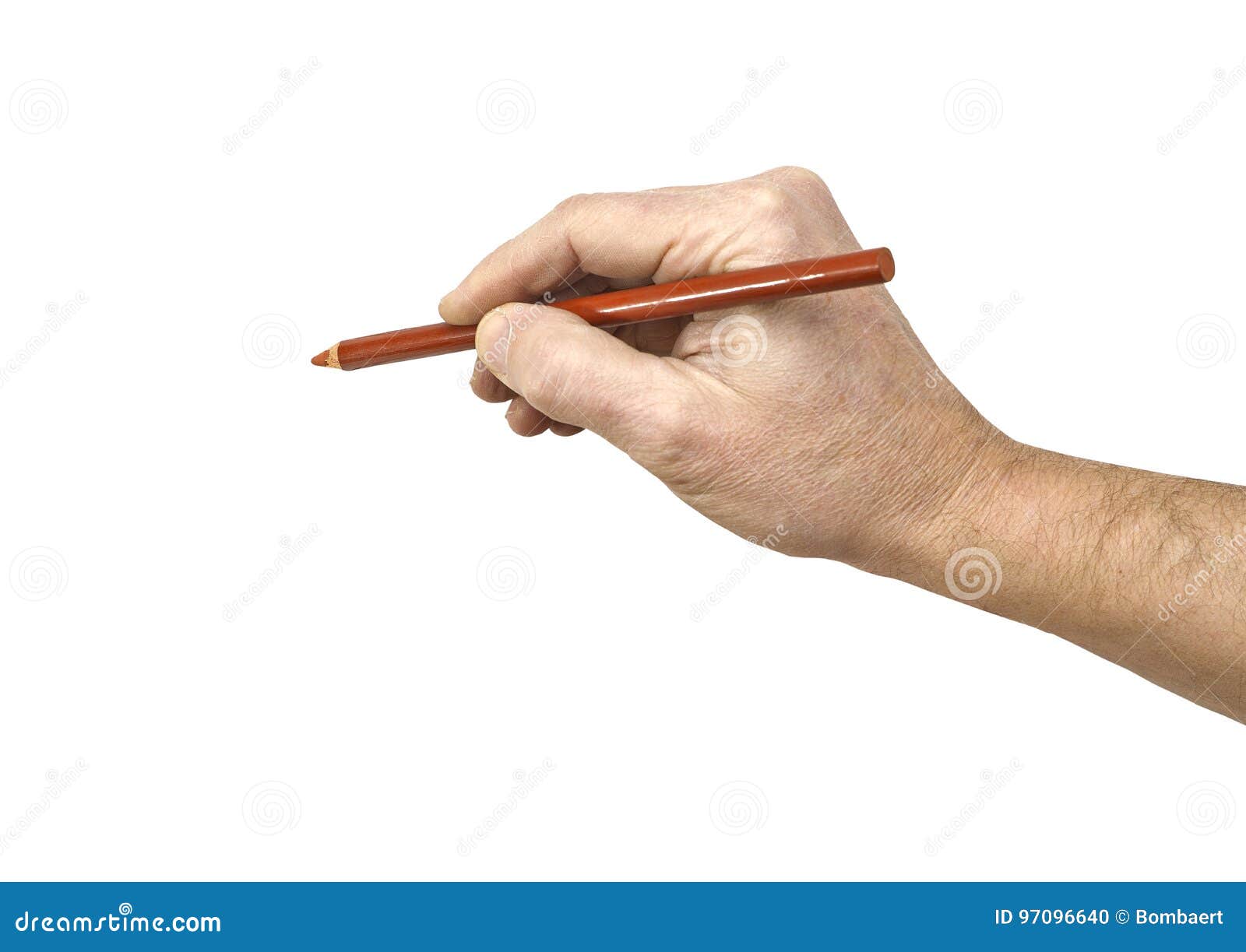 One Artist Hands Drawing Isolated Stock Photo - Image of creativity ...