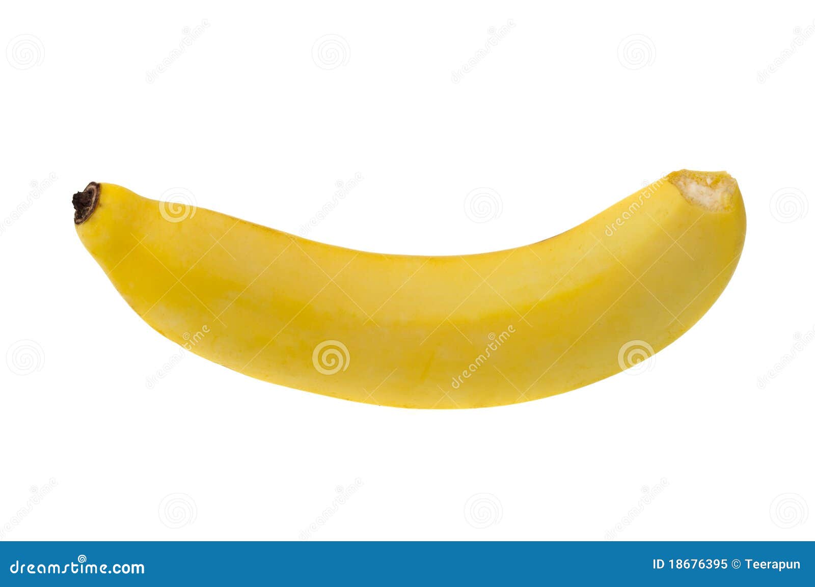 One banana stock image. Image of natural, beautiful, organic - 18676395